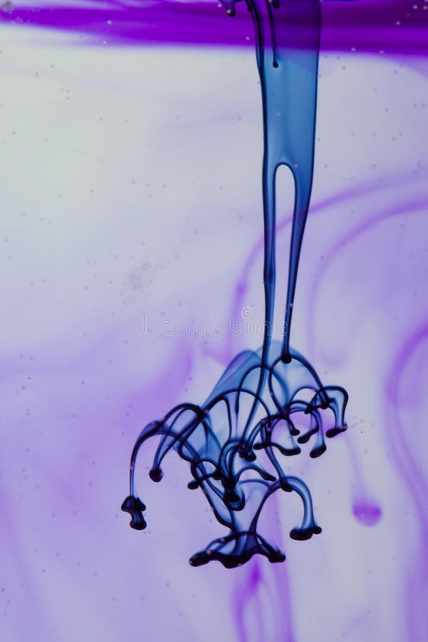 Violet liquid in water stock photo. Image of making, growth - 48801042