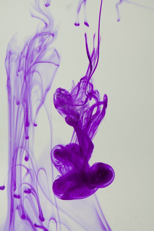 Violet liquid in water stock image. Image of inject, background - 48801051