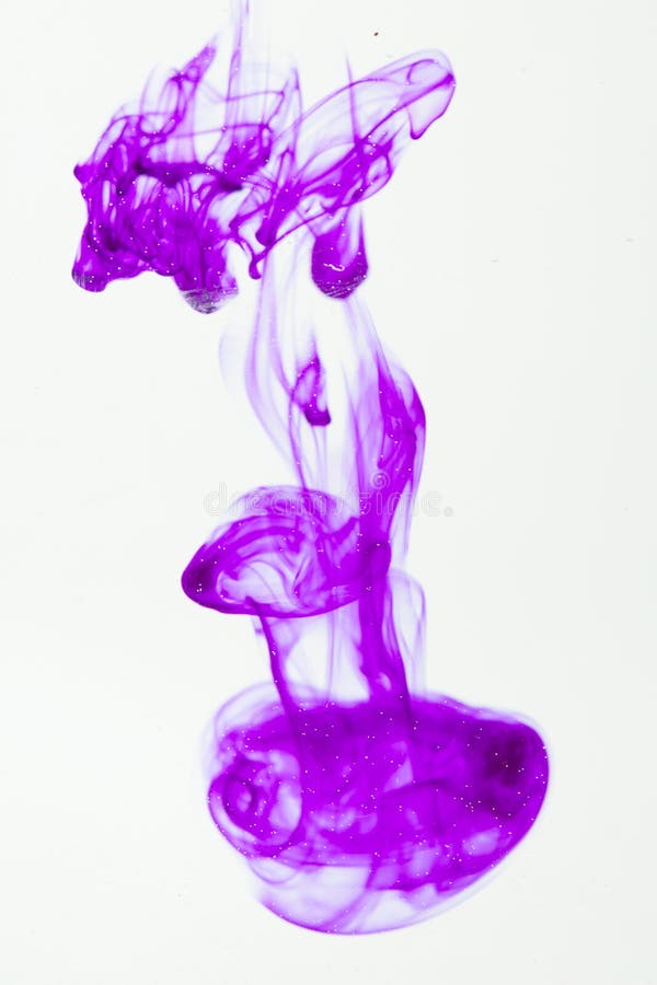 Violet liquid in water stock photo. Image of inject, liquid - 48801212