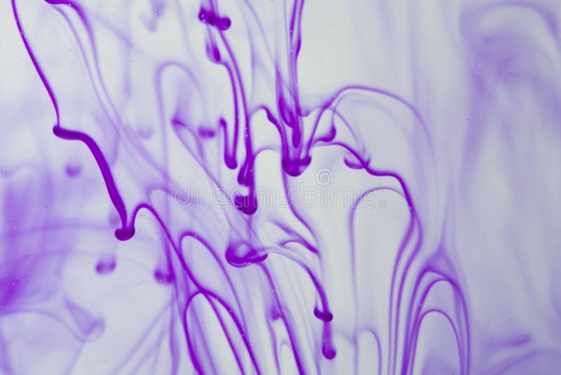 Violet liquid in water stock image. Image of mist, magic - 48801403