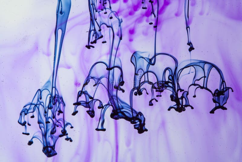 Violet liquid in water stock image. Image of background - 53141465