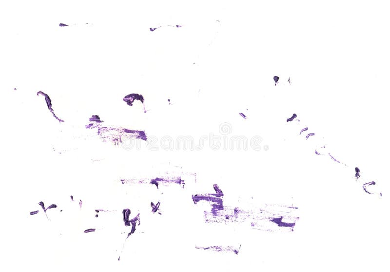 Violet Marks of a Felt-tip Pen on a White Isolate. Stock Illustration ...