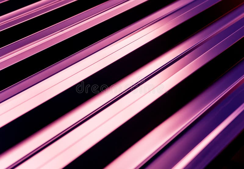 Violet Metallic Roof Tiles Background with Light Pattern. Stock ...