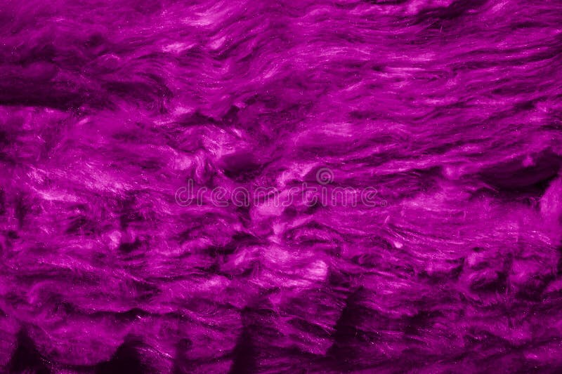 Violet Mineral Wool with a Visible Texture Stock Photo - Image of roof ...