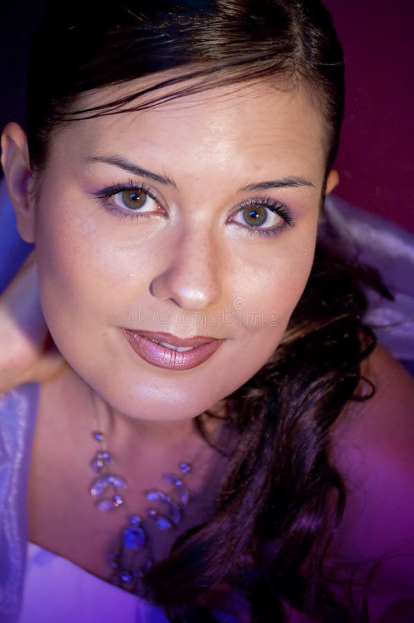 Violet model stock image. Image of close, cute, fresh - 8693765