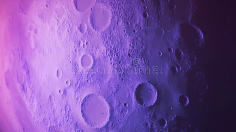 Violet Moon Texture with Chaos Abstract Crater Patterns for Background ...