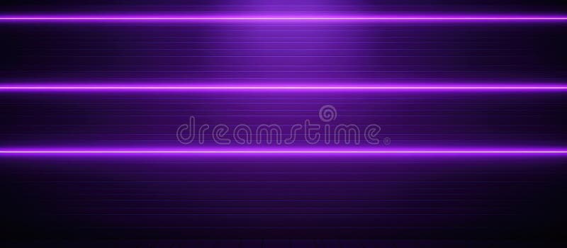 Violet Neon Lights on a Deep Purple Backdrop Creating a Stunning Visual ...