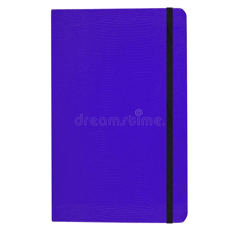 Purple Leather Notebook Isolated Stock Image - Image of arrange, bind ...