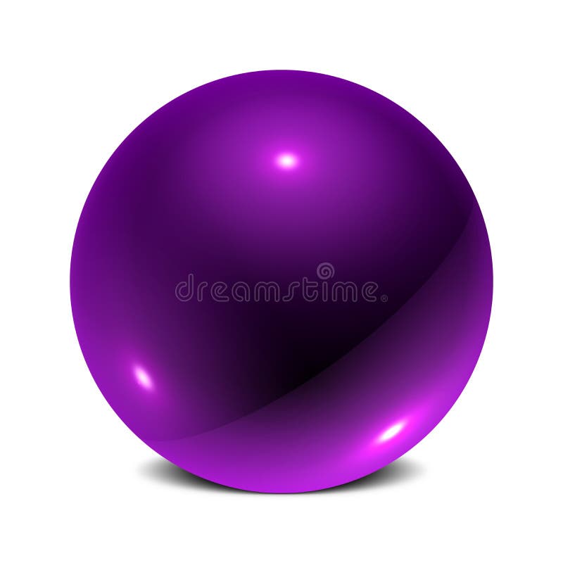 Violet Orb stock illustration. Illustration of mauve, empty - 5537572