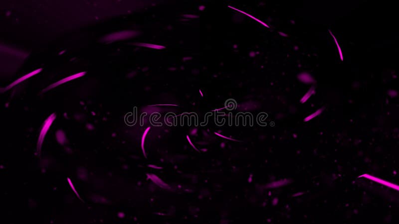 Violet Particles Debris Isolated on Black Background for Text or Space ...