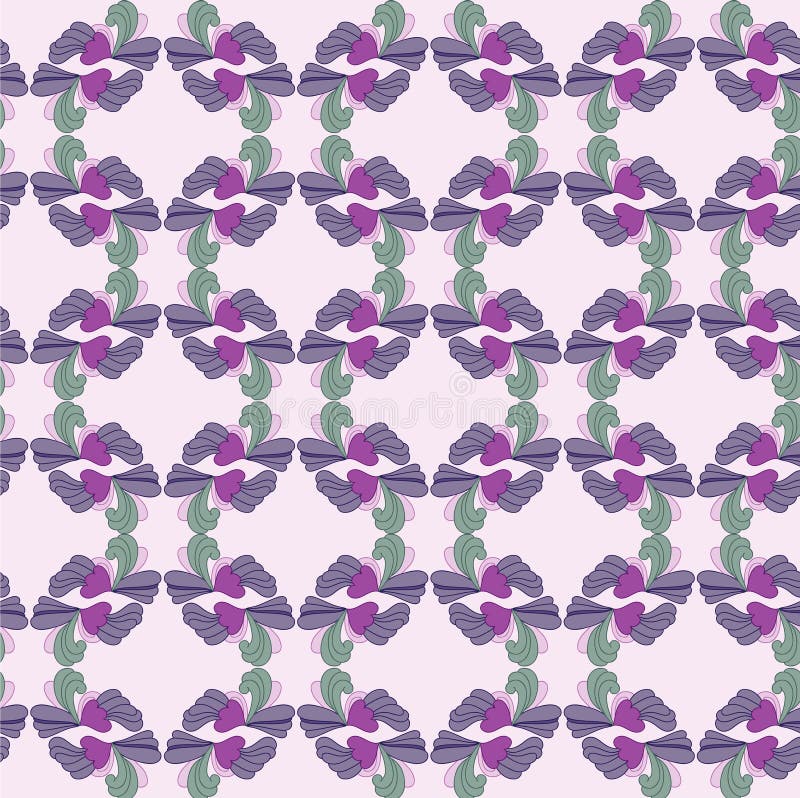 Violet pattern stock vector. Illustration of seamless - 36699736