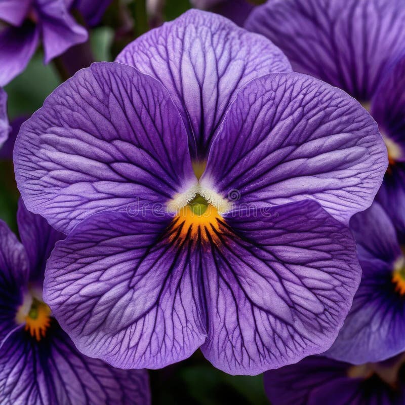 Violet Petal Patterns stock illustration. Illustration of visible ...