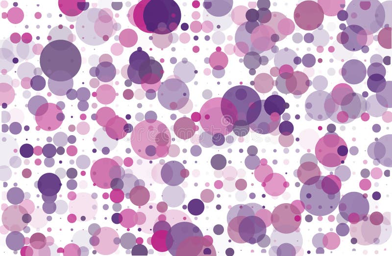 Violet, Pink Dotted Background with Circles, Dots, Point Different Size ...