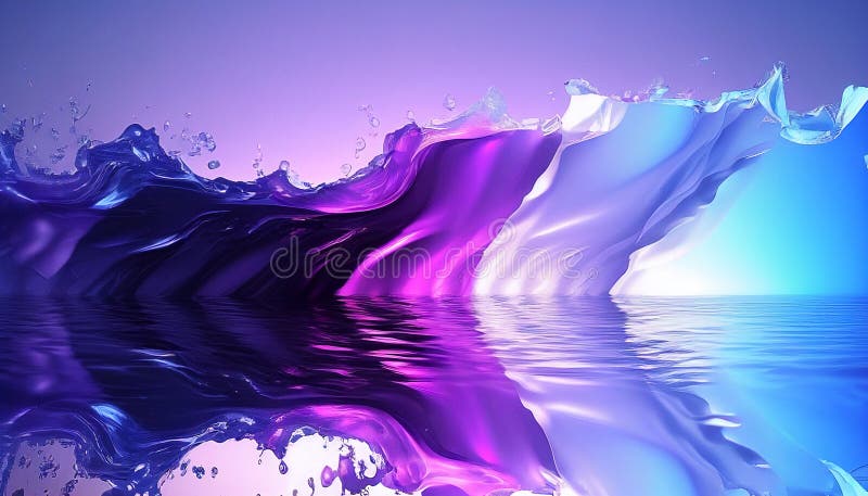 Violet and Pink Lights Beam Stock Illustration - Illustration of burst ...