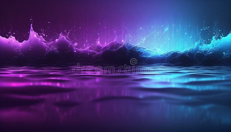 Violet and Pink Lights Beam Stock Illustration - Illustration of burst ...
