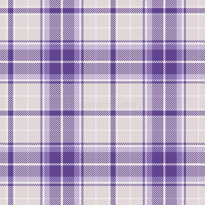 Violet Plaid Seamless Pattern. Vector Background Eps10 Stock Vector ...