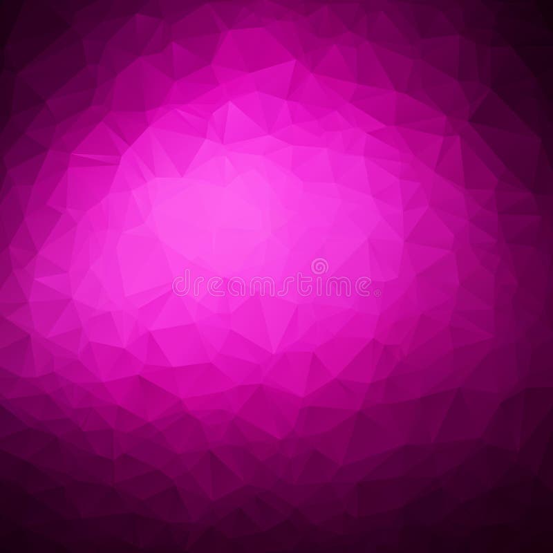 Violet Polygonal Triangle Abstract Stock Vector - Illustration of ...