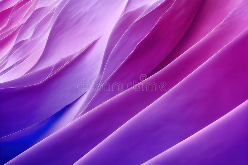 Violet Purple Abstract Shapes, Smooth Gradients. Stock Illustration ...