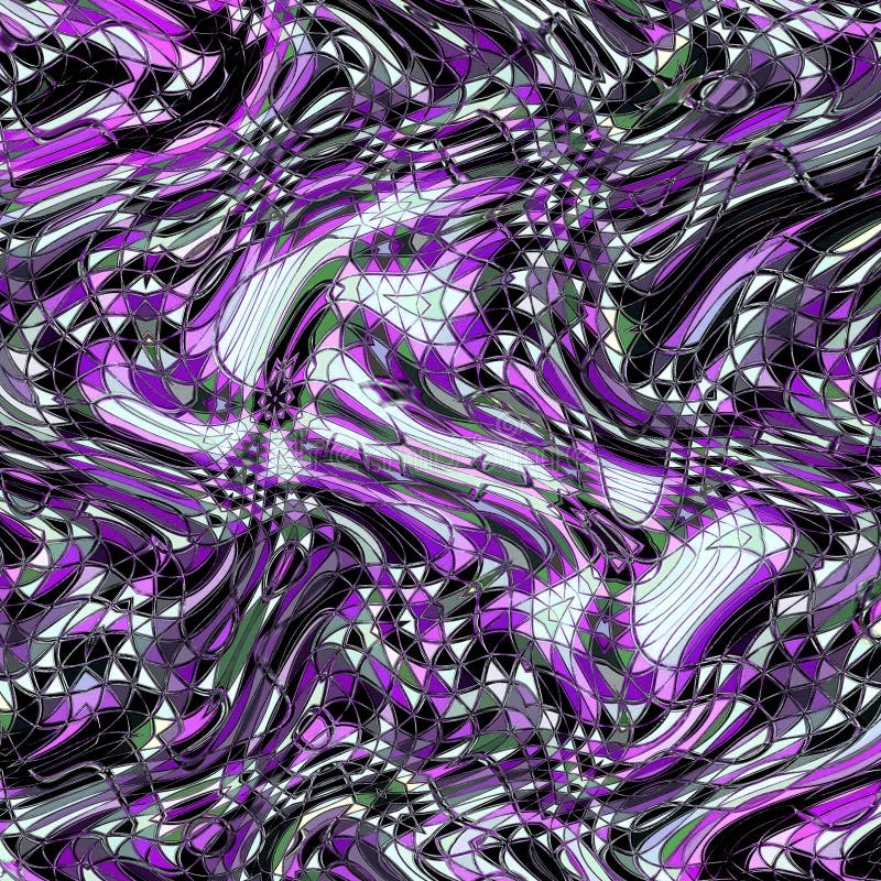 Violet and Purple Marbled Triangles Pattern Stock Illustration ...