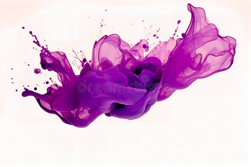Water Splash Isolated on White Background. Generative AI Stock ...