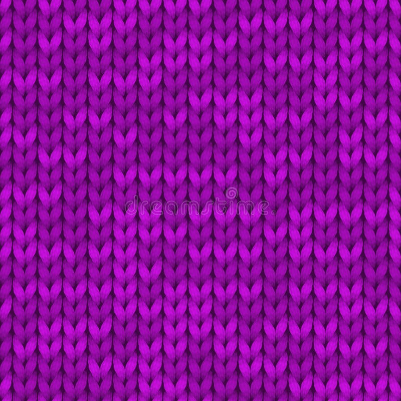 Light Violet Realistic Simple Knit Texture Seamless Pattern. Seamless ...