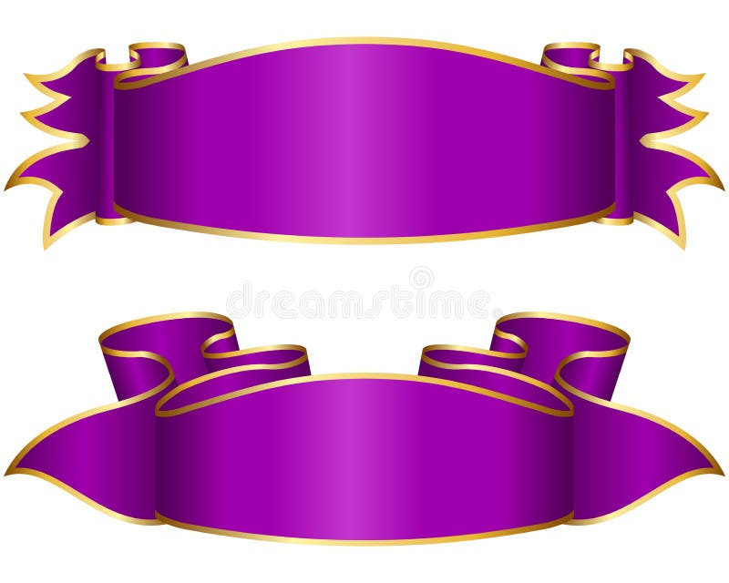 Big violet bow stock vector. Illustration of holiday - 63646584