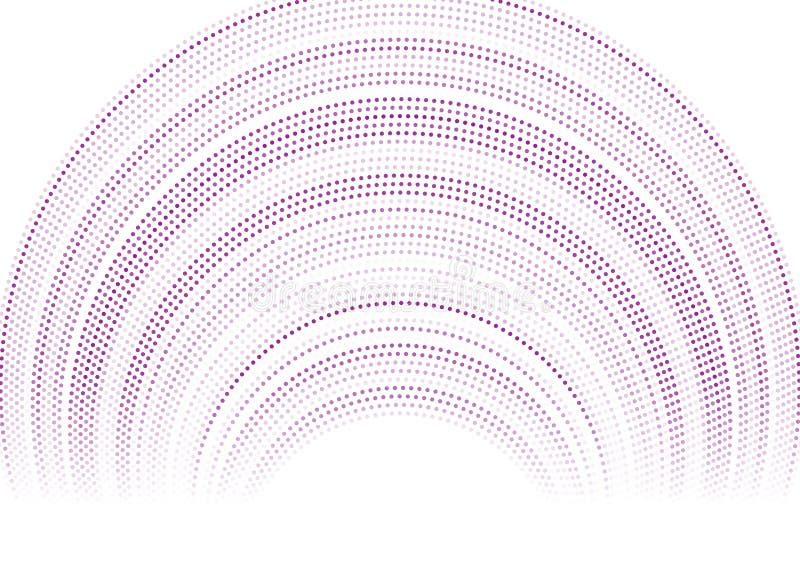 Violet Round Dotted Lines Abstract Minimal Tech Background Stock Vector ...