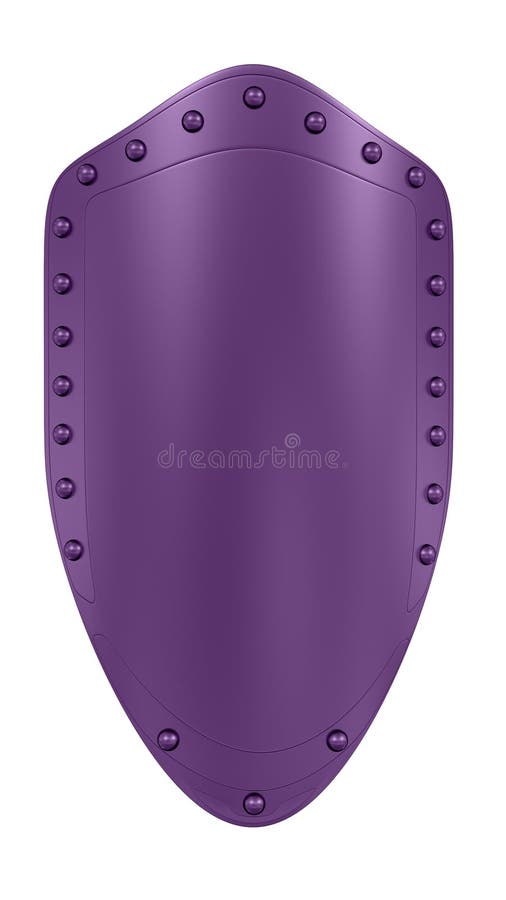 Violet Shield stock illustration. Illustration of defending - 57313664