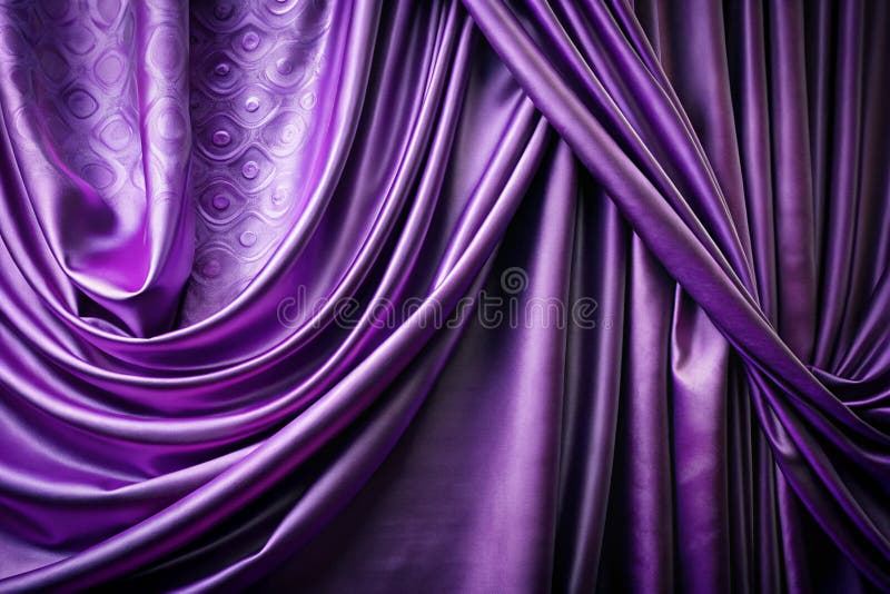 Violet Silk Fabric Texture for Drapery and Upholstery Stock ...