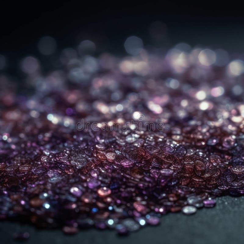 Violet and Silver Glitter Sparkling Background Wallpaper. 3D Effect ...