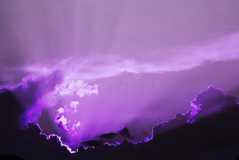 Violet sky stock image. Image of nature, sunlight, unusual - 4547865