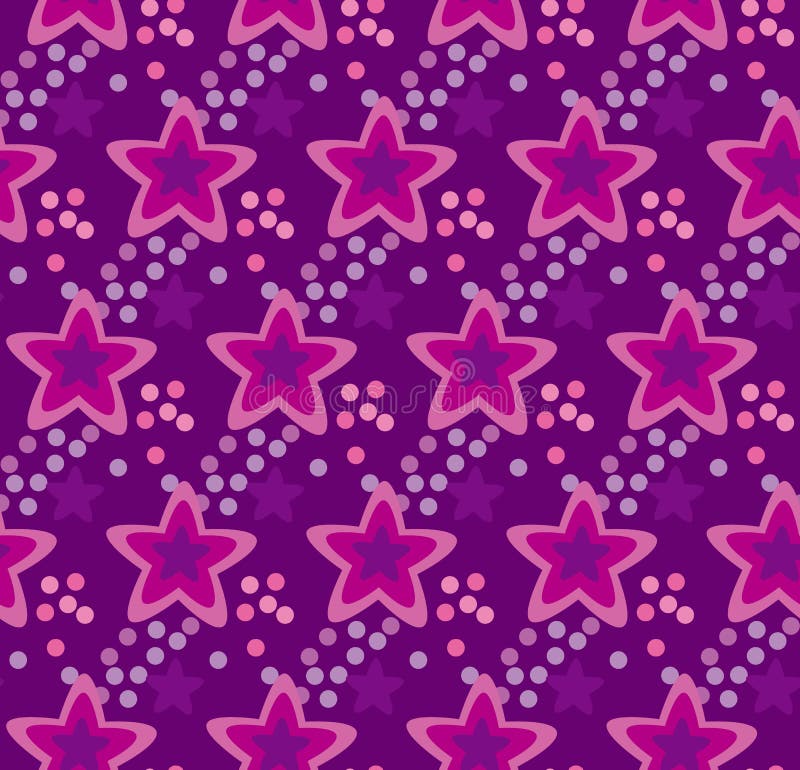 Violet star pattern stock vector. Illustration of wrapping - 67842870