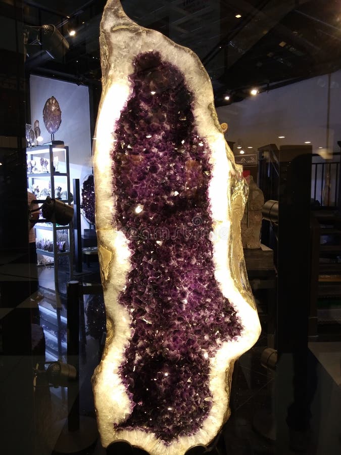 Violet stone stock image. Image of displayed, light - 127882541