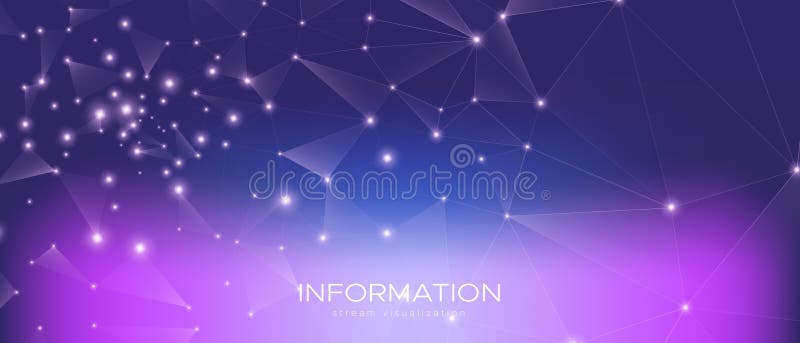 Violet Technology Wallpaper. Data Tech Stock Vector - Illustration of ...