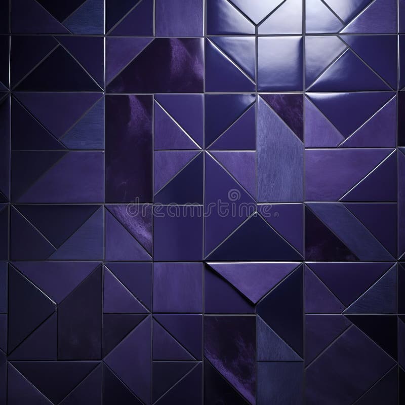 Violet Tile Mosaic Pattern in Hyperspace Noir Graphic Style Stock ...