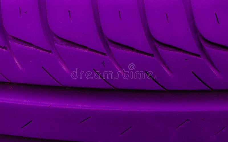 Violet Tire Tread Macro Photo on Tapete Stock Image - Image of vehicle ...