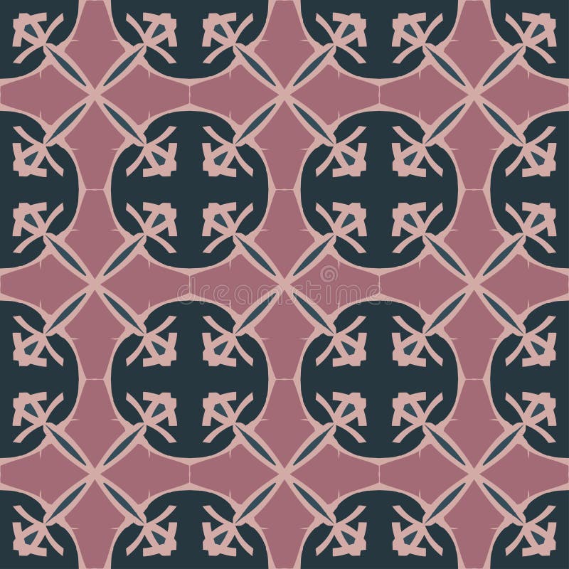 Violet Universal Vector Seamless Patterns, Tiling. Geometric Ornaments ...