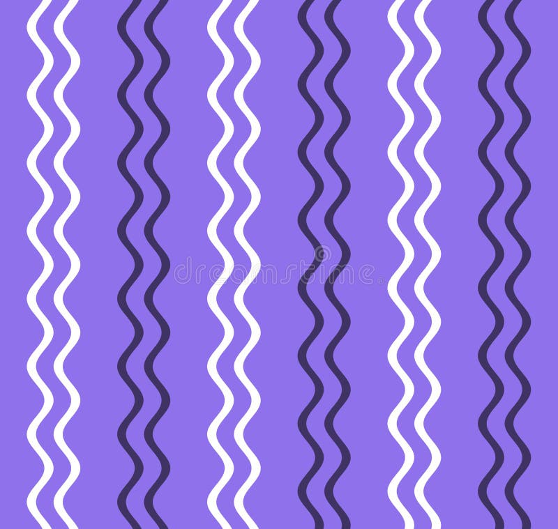 Violet Wavy Pattern. Vertical Waves Pattern Stock Illustration ...