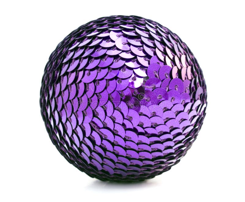 Violet xmas ball stock photo. Image of closeup, plastic - 11936662