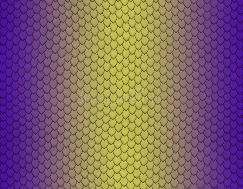 Violet and Yellow Gradient Snake Skin Pattern, Sharp Scale Stock ...