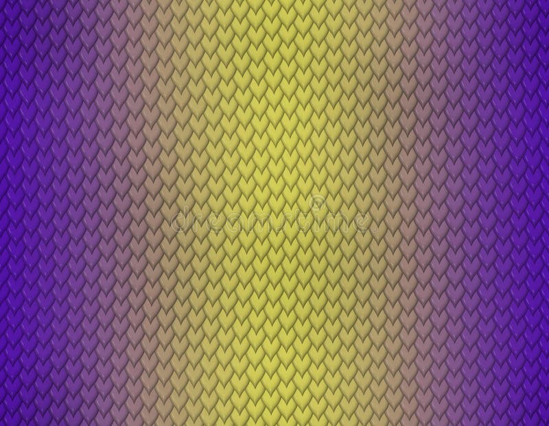 Violet and Yellow Gradient Snake Skin Pattern, Sharp Scale Stock ...
