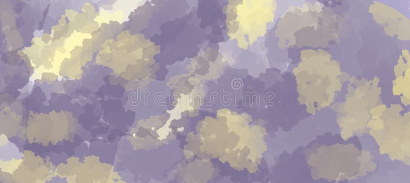 Violet Yellow Watercolor Abstraction for Poster or Presentation Stock ...