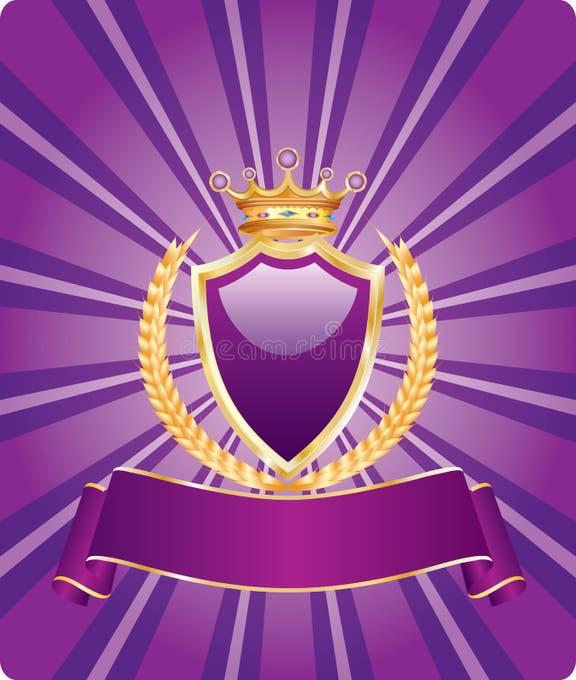 Violeta real del trigo ilustración del vector. Ilustración de ornamento ...