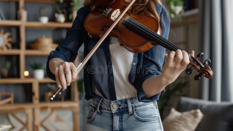 Violin Being Played Ai Generated Stock Photos - Free & Royalty-Free ...