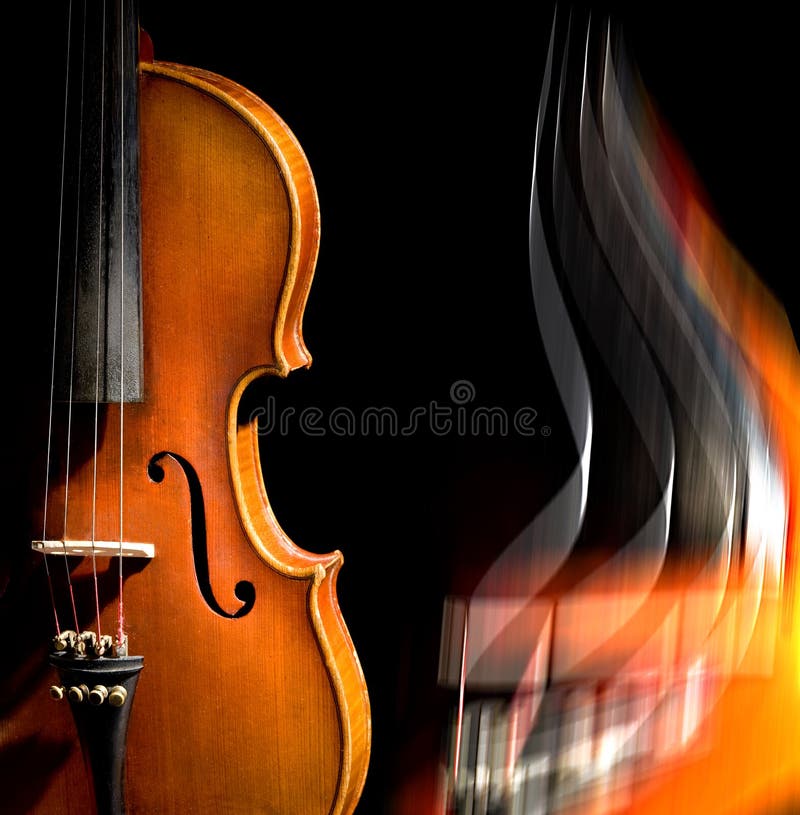 Violin on black background stock photo. Image of background - 27072226