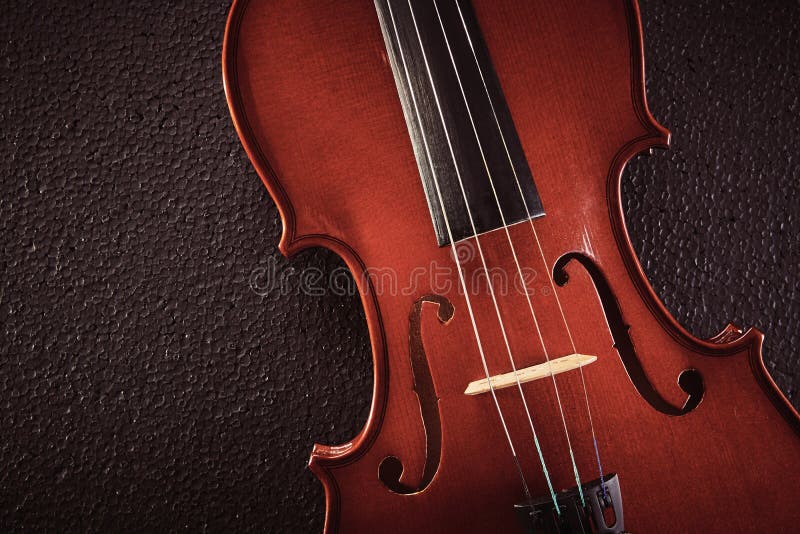 Violin on black background stock photo. Image of musician - 130344288