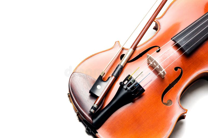 Violin and bow stock photo. Image of culture, orchestral - 18612482