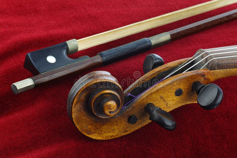 Violin and bow stock photo. Image of musical, melody - 22278438