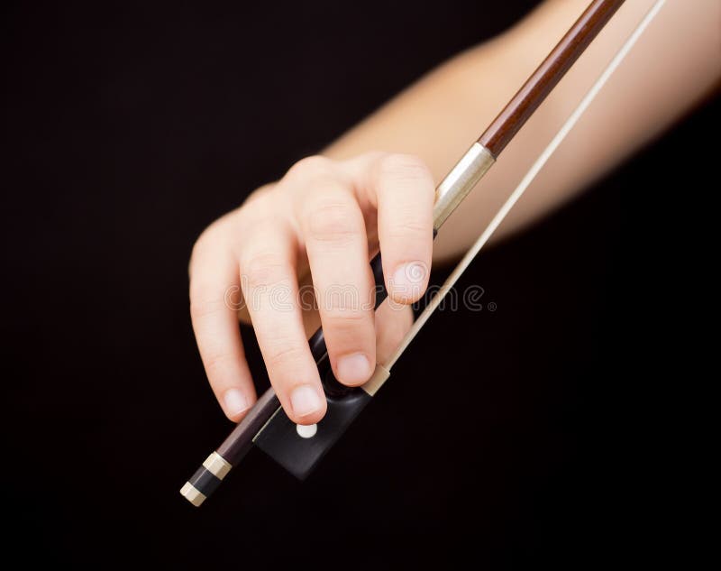 Violin bow stock image. Image of solo, close, music, concert - 41261009