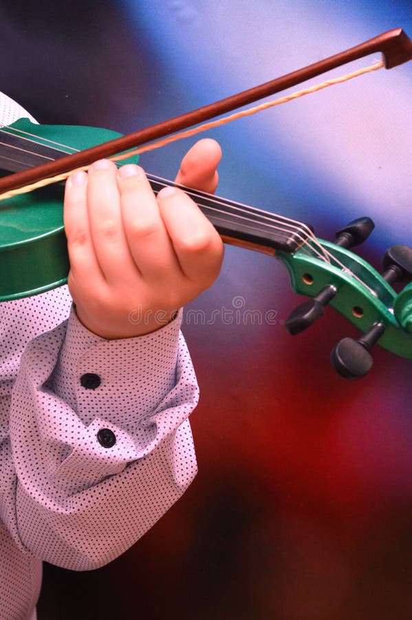 Violin with bow stock image. Image of classic, classical - 259917261